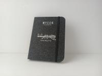 China Black Notebook Empty Eyeshadow Palette Box Packaging Eco Friendly for sale