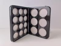 China Black Notebook Empty Eyeshadow Palette Box Packaging Eco Friendly for sale
