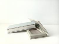 China Cosmetic 2 Hole Empty Eyeshadow Palette Greyboard Cheek Palette for sale