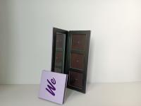 China OEM Cosmetic Empty Eyeshadow Palette 1 Color 3 Color With Mirror Black Inner for sale