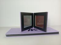 China OEM Cosmetic Empty Eyeshadow Palette 1 Color 3 Color With Mirror Black Inner for sale