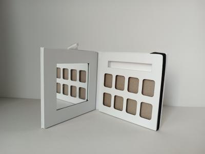 China C2S Paper Matt Make Up Triangle Eyeshadow Palette 8 Colors With Mirror for sale