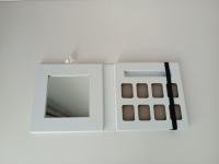 China C2S Paper Matt Make Up Triangle Eyeshadow Palette 8 Colors With Mirror for sale