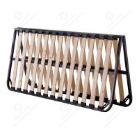 China Hot Sale Customizable Ribbed Metal Frame Thickened Foldable Bedroom Set Strong Support for sale