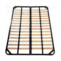 China Hot Sale Customizable Ribbed Metal Frame Thickened Foldable Bedroom Set Strong Support for sale