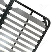China Wanjusheng Metal Rib Bed Frame Full Size Customizable Large Double Iron Storage Bed Foldable for sale