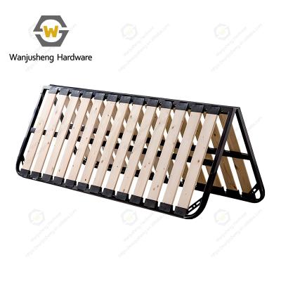 China Modern Style Easy to Assemble Wholesale Sale Load Bearing Bed Metal Accessories Bed Frame for Apartment Dormitory for sale