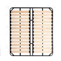 China Modern Style Easy to Assemble Wholesale Sale Load Bearing Bed Metal Accessories Bed Frame for Apartment Dormitory for sale