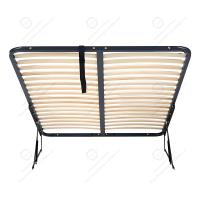 China Metal Bed Base Mechanism with Wooden Slats Detachable Storage - Functioned Bedroom Flat Bed Frame. for sale