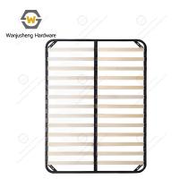 China Customizable Size Solid Design Support Pads Metal Bed Frame with extra Slats for Furniture Parts for sale