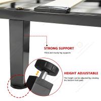 China Customizable Size Solid Design Support Pads Metal Bed Frame with extra Slats for Furniture Parts for sale
