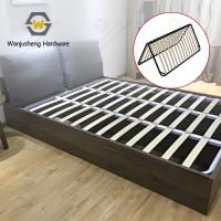 China Customizable Size Solid Design Support Pads Metal Bed Frame with extra Slats for Furniture Parts for sale