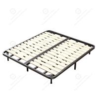 China Large Size Foldable Furniture Spare Parts Metal Frame for Double Bed 1.8m Long Tatami Bed Frame for sale