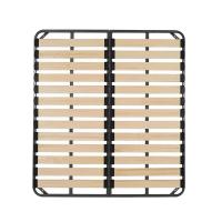China Foldable Iron Metal Slat Frame for Double Queen Bed 1.8m Long Tatami Bed Frame for sale