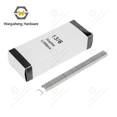 China 13/6 Nails 13/8 Nails Pneumatic Gun air Screws Wood Board Fasteners Sofa Furniture Decoration for sale