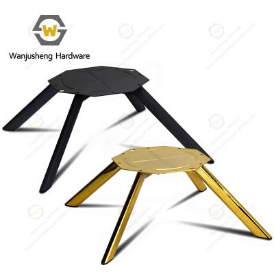 China Lightweight Luxury Black Metal Lounge Chair Sofa Legs Base Furniture Accessories Hotel and Living Room Hardware for sale