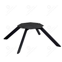 China Lightweight Luxury Black Metal Lounge Chair Sofa Legs Base Furniture Accessories Hotel and Living Room Hardware for sale