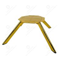 China Lightweight Luxury Black Metal Lounge Chair Sofa Legs Base Furniture Accessories Hotel and Living Room Hardware for sale
