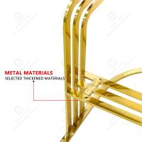 China Golden Sofa Base Chair Furniture Accessories Stainless Steel Chair Legs and Stools Hardware Accessories for sale