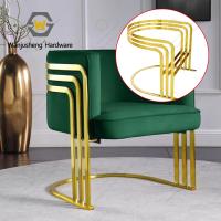 China Golden Sofa Base Chair Furniture Accessories Stainless Steel Chair Legs and Stools Hardware Accessories for sale