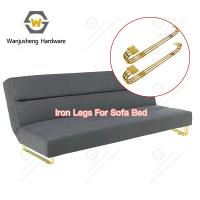China Newly Designed Decorative Hardware Furniture Legs Gold Cabinet Feet Household Sofa Metal Base Frames and Long Iron Sofa Legs for sale