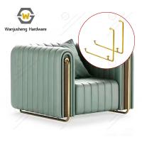 China Light Luxury Sofa Armrest Sofa Foot Decoration High-end Furniture Frame Armrest Hardware for sale