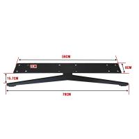 China Sofa Accessories Furniture Hardware Brackets Heavy-Duty Furniture Base Frames Black Metal Sofa Bed Legs for sale