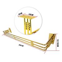 China Light Luxury Furniture Legs Gold Cabinet Feet Household Sofa Metal Base Frames Long Iron Sofa Legs for sale