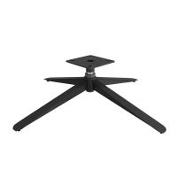 China Thickened Cross Leg Sprayed Iron Base Bracket for Four-Legged Office & Sofa Chair Computer Chair Base Plate Fittings for sale