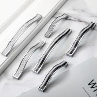 China Wholesale Zinc Alloy Furniture Handle Easy Install for Cupboard Closet Drawer & Door-for Bedroom Wardrobes Dressers & Cabinets for sale