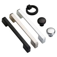 China Modern Customizable Metal Aluminum Alloy Furniture Hardware Accessories Wardrobe Cabinet Bedroom Living Room Furniture Handle for sale