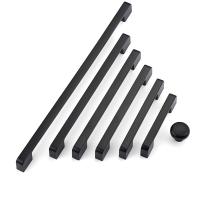 China Modern Customizable Metal Aluminum Alloy Furniture Hardware Accessories Wardrobe Cabinet Bedroom Living Room Furniture Handle for sale