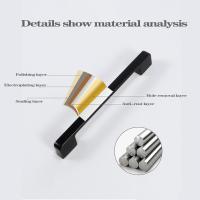 China Modern Customizable Metal Aluminum Alloy Furniture Hardware Accessories Wardrobe Cabinet Bedroom Living Room Furniture Handle for sale