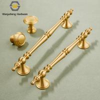 China Retro Furniture Hardware Brass Cabinet Wardrobe Handle Kitchen Bedroom Living Room Furniture Handle Metal Spare Parts for sale