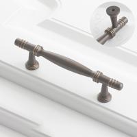 China Retro Furniture Hardware Brass Cabinet Wardrobe Handle Kitchen Bedroom Living Room Furniture Handle Metal Spare Parts for sale