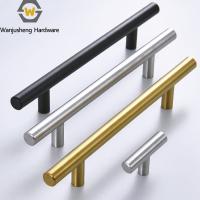 China Modern 30mm T-Bar Cabinet and Drawer Handles Solid Stainless Steel Hollow Kitchen Hardware Pulls Bedroom Living Room Hotel for sale