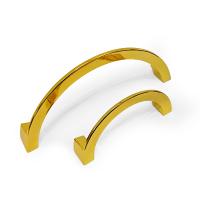 China Modern Minimalist Semi-Circular Pull Handles Zinc Alloy Hardware Accessories for Kitchen Cabinets Cabinet Doors and Drawers for sale