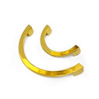 China Modern Minimalist Semi-Circular Pull Handles Zinc Alloy Hardware Accessories for Kitchen Cabinets Cabinet Doors and Drawers for sale