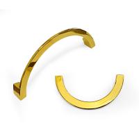 China Modern Minimalist Semi-Circular Pull Handles Zinc Alloy Hardware Accessories for Kitchen Cabinets Cabinet Doors and Drawers for sale