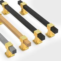 China Two-tone Spliced Light Luxury European-style Handle for Wardrobe Cabinet Drawer Shoe Cabinet and Other Furniture Hardware for sale