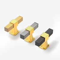 China Two-tone Spliced Light Luxury European-style Handle for Wardrobe Cabinet Drawer Shoe Cabinet and Other Furniture Hardware for sale