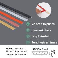 China Sofa Decoration Strip with Tapes Golden Decorative Strip Furniture Edge Banding with Adhesive Tape for sale