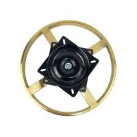 China 360-degree Swivel Chair Base Furniture Accessories Rotating Recliner Bracket Sofa Mechanism Office Chair Bottom Plate for sale