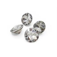 China Gem Flower Upholstered Crystal Buttons Sofa Crystal Button Tufted Buttons Background Wall Decorative Crystal Drill Buttons for sale