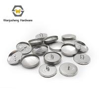 China Sofa Buttons Fabric-Covered Buttons Upholstered Button Blanks Metal Buttons Coat Buttons Round Fabric-Covered Buttons for sale