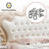 China Sofa Buttons Fabric-Covered Buttons Upholstered Button Blanks Metal Buttons Coat Buttons Round Fabric-Covered Buttons for sale