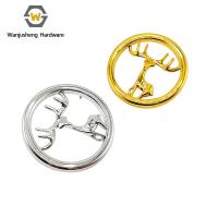 China Furniture Hardware Accessories Decorative Materials Manufacturers Deer Head Round Bed Sofa Chair Back Sofa Buckle for sale
