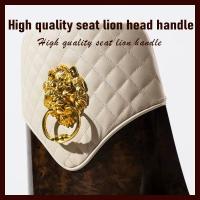 China Sofa Decoration Stick QQ Gold Hardware Accessories Decoration Buckle lion Head Furniture Handle for sale