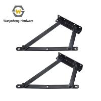 China Thickened Foldable Triangular Spring Hinge Bed Board Sofa Frame Cushioned One-Piece Hinge Storage Bed Hinge for sale