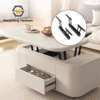 China Coffee Table Lifting Frame Dining Table Folding Lifter Coffee Table Dual-Purpose Multi-Functional Buffer Support Frame for sale